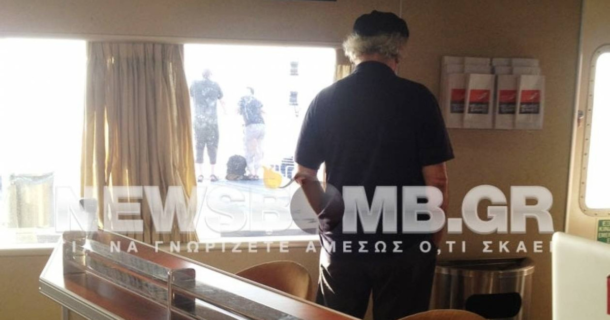 Φωτογραφίες: Ο Ανωμερίτης στα VIP για Νάξο - Newsbomb