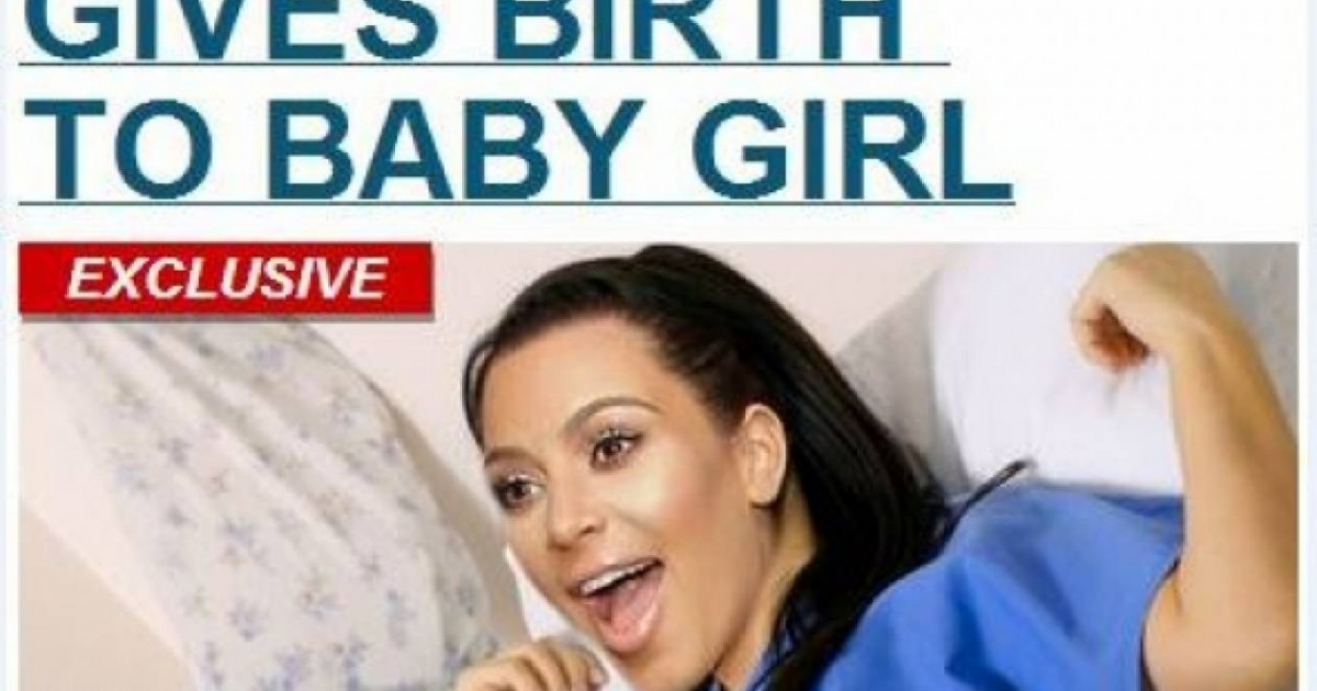 Είναι γεγονός: Γέννησε η Kim (photo)! - Newsbomb