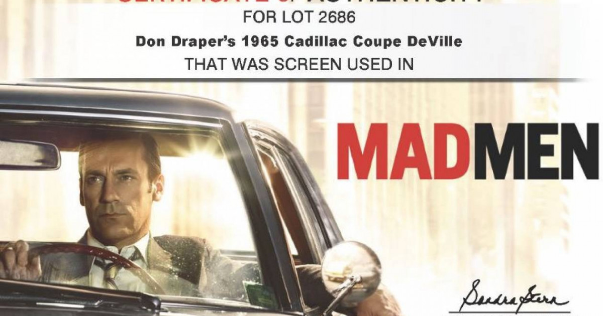 Κλασσικό Αυτοκίνητο: Η Cadillac του Don Draper πουλήθηκε για 43.000 ...