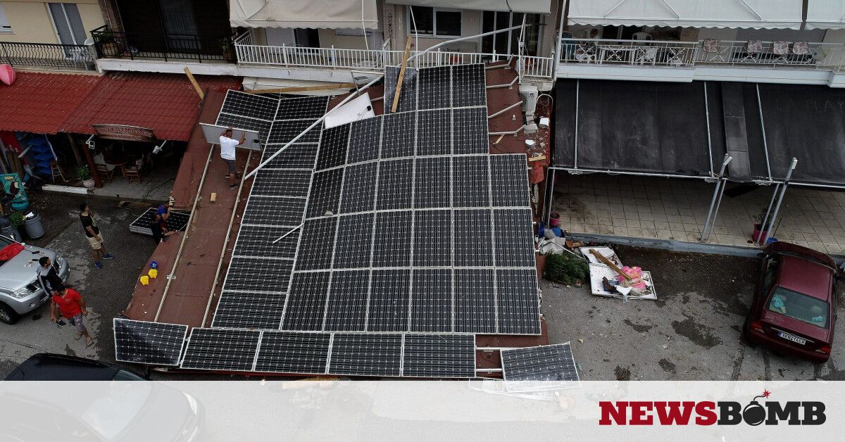 Φονική κακοκαιρία Χαλκιδική: Συγκλονιστικές αεροφωτογραφίες ...