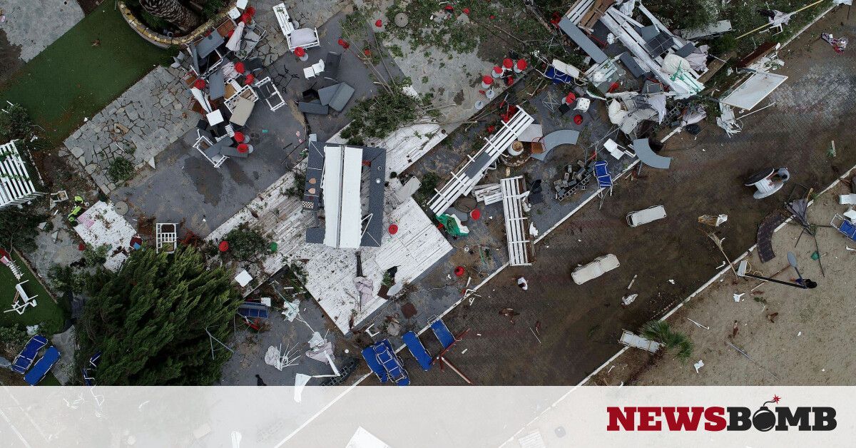 Φονική κακοκαιρία στη Χαλκιδική: Άνεμοι 400 χλμ/ώρα έφεραν την ...