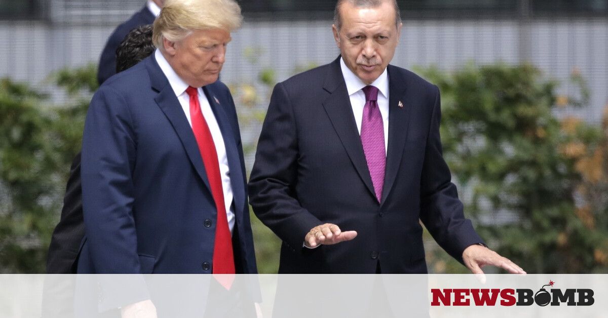 Τηλεφωνική επικοινωνία Ερντογάν - Τραμπ - Newsbomb