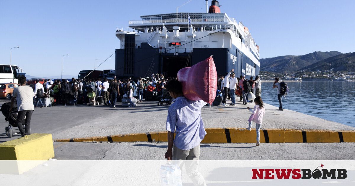 Στον Πειραιά πρόσφυγες και μετανάστες από την Σύμη - Μεταφέρθηκαν με ...
