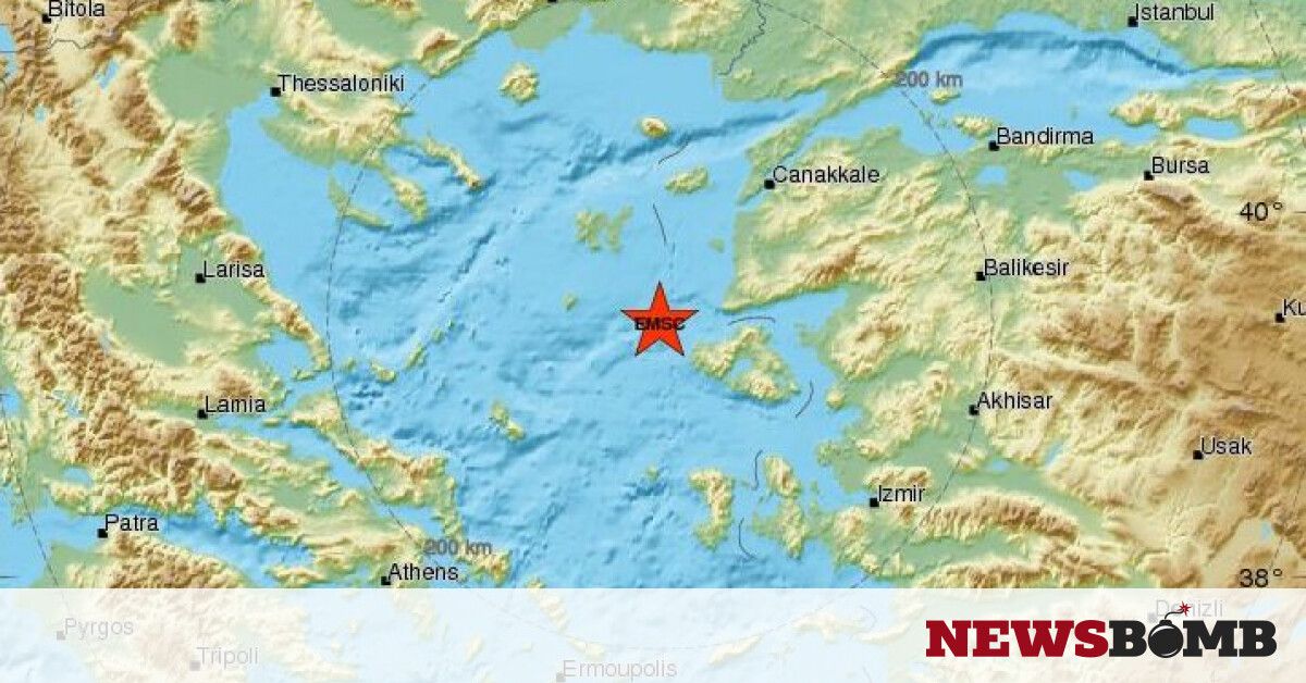 Σεισμός κοντά στη Μυτιλήνη - Αισθητός στο Βόρειο Αιγαίο (pics) - Newsbomb