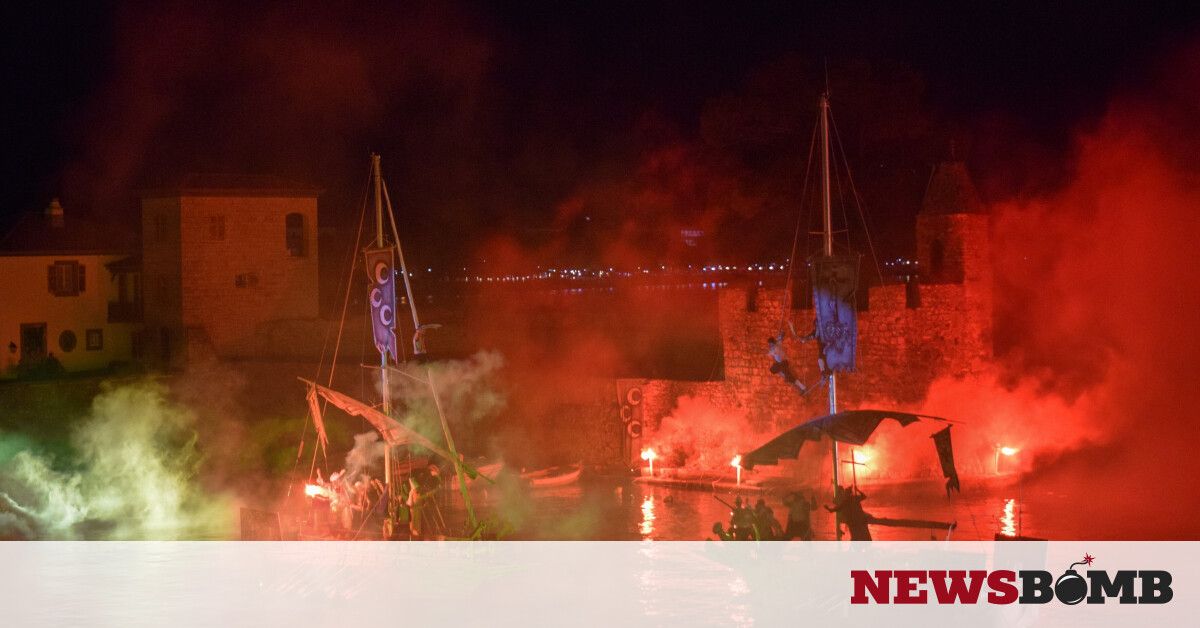 Ναύπακτος: Εντυπωσιακή αναπαράσταση της ιστορικής ναυμαχίας (photos ...