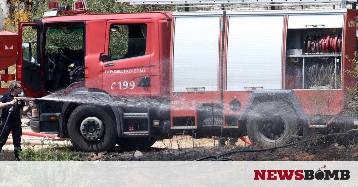 Ηράκλειο: Φωτιά σε εργοστάσιο ξυλείας - Στο νοσοκομείο ένας εργαζόμενος ...