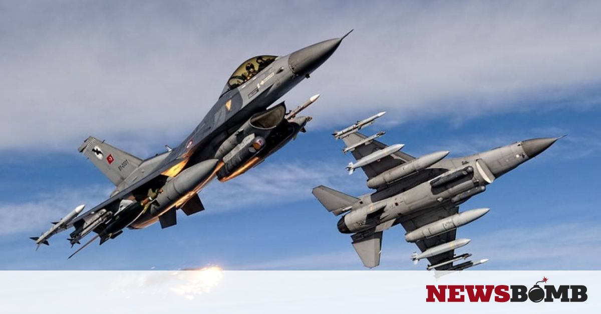 Μπαράζ παραβιάσεων και δύο εικονικές αερομαχίες πάνω από το Αιγαίο ...