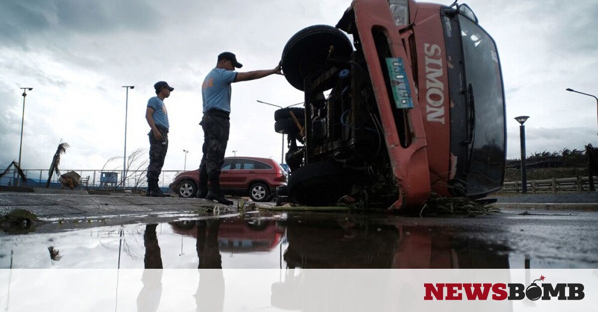 Χάος στις Φιλιππίνες από τον τυφώνα «Καμούρι»: Τουλάχιστον 3 νεκροί ...