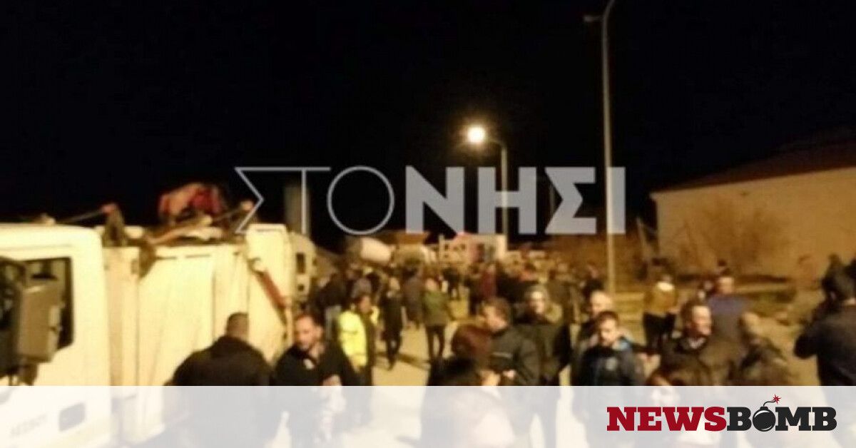 Μεταναστευτικό: Νύχτα θρίλερ σε Μυτιλήνη και Χίο - «Μπλόκο» κατοίκων ...