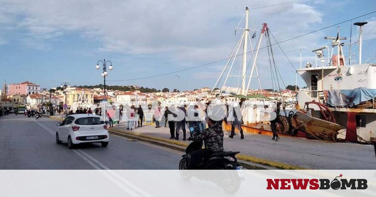 Αποστολή Newsbomb.gr στη Μυτιλήνη: Ένταση στο λιμάνι μετά από ψευδές ...