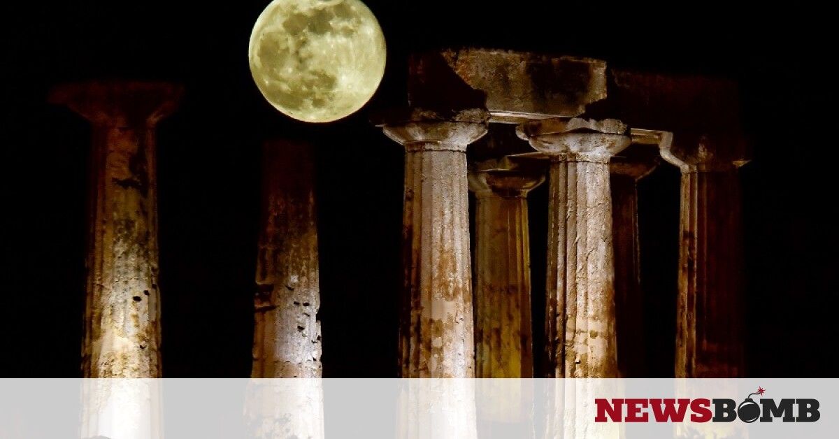 «Φεγγάρι, μάγια μου ‘κανες...»: Μαγικές εικόνες από την υπερπανσέληνο ...