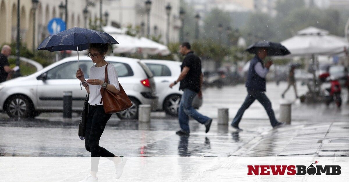 «Αγριεύει» ο καιρός: Με καταιγίδες και χαλαζοπτώσεις η Τρίτη - «Άνοιξαν ...