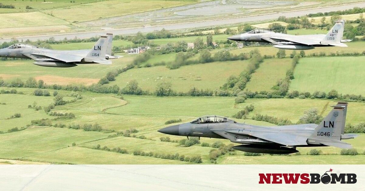 Νεκρός ο πιλότος του αμερικανικού F-15 που συνετρίβη στη Βόρεια Θάλασσα ...