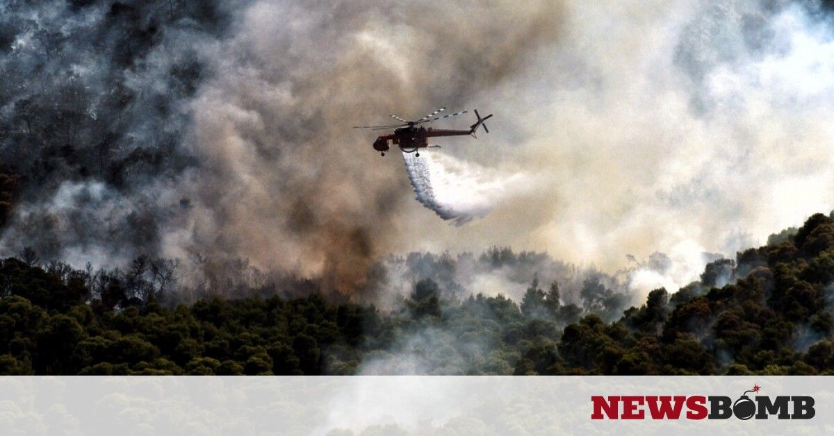 Φωτιά στην Κορινθία: Συνεχίζεται για τρίτη μέρα η «μάχη» με τις φλόγες ...