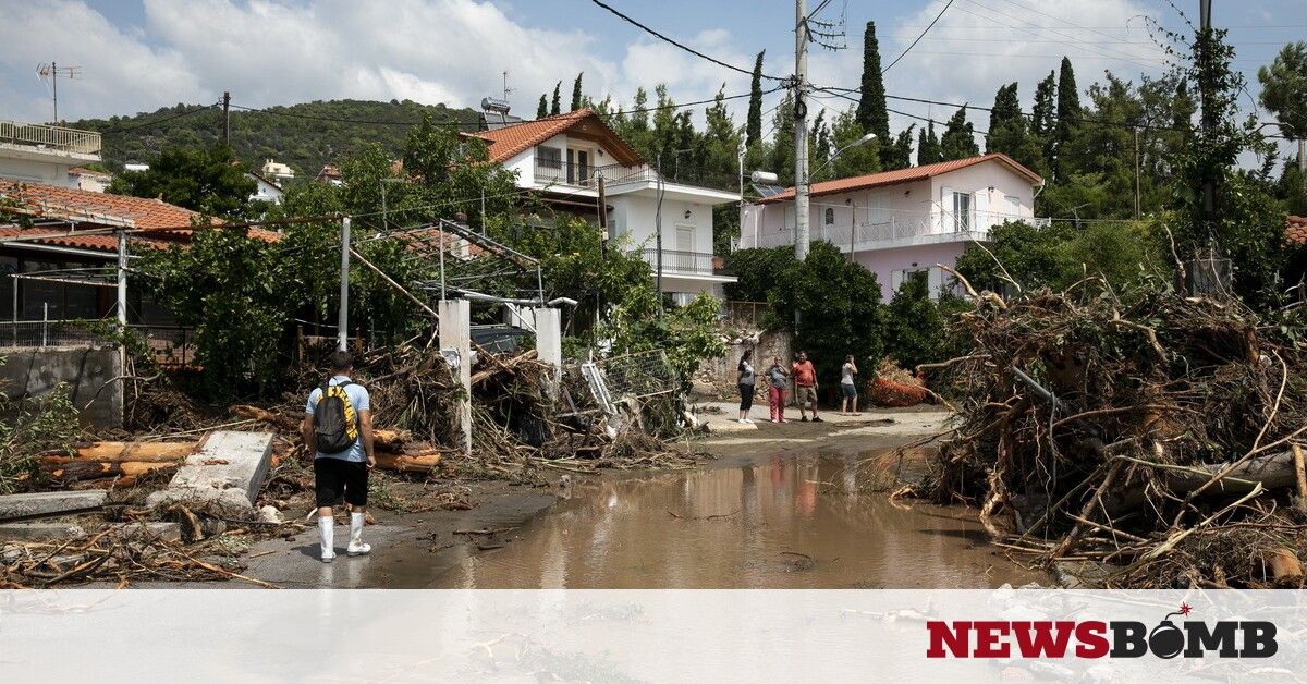 Πλημμύρες στην Εύβοια: Από σήμερα (14/8) το επίδομα στους πληγέντες ...