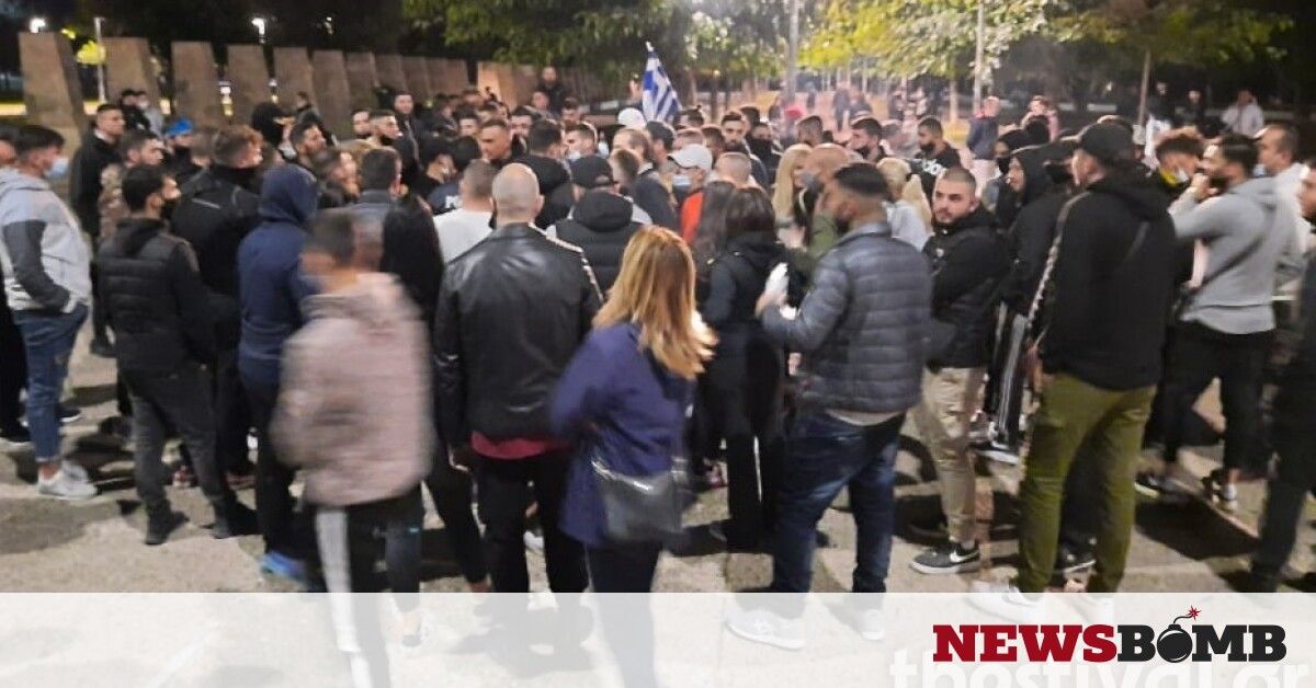 Θεσσαλονίκη: Συγκέντρωση… χωρίς μάσκες κατά του lockdown στον Λευκό ...