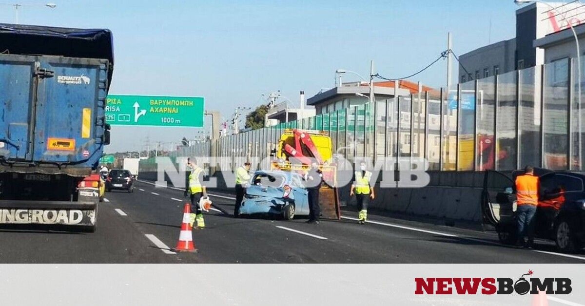 ΤΩΡΑ: Κίνηση στην Εθνική Οδό - Σοβαρό τροχαίο - Newsbomb