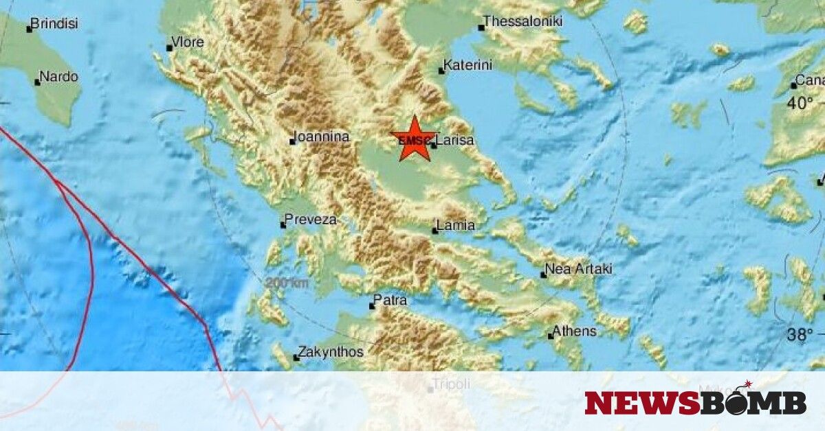 Σεισμός στον Τύρναβο - Κοντά στο Δαμάσι το επίκεντρο (pics) - Newsbomb