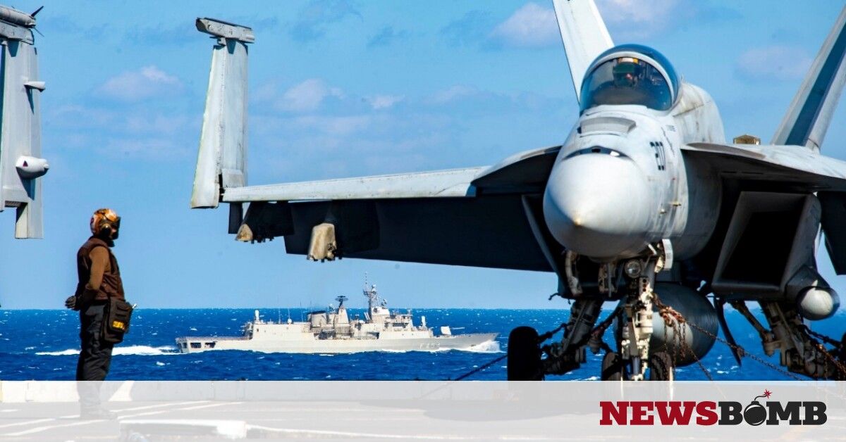 Ταγίπ, έχεις μήνυμα: Φτερό με φτερό ελληνικά F-16 με αμερικανικά F-18 ...