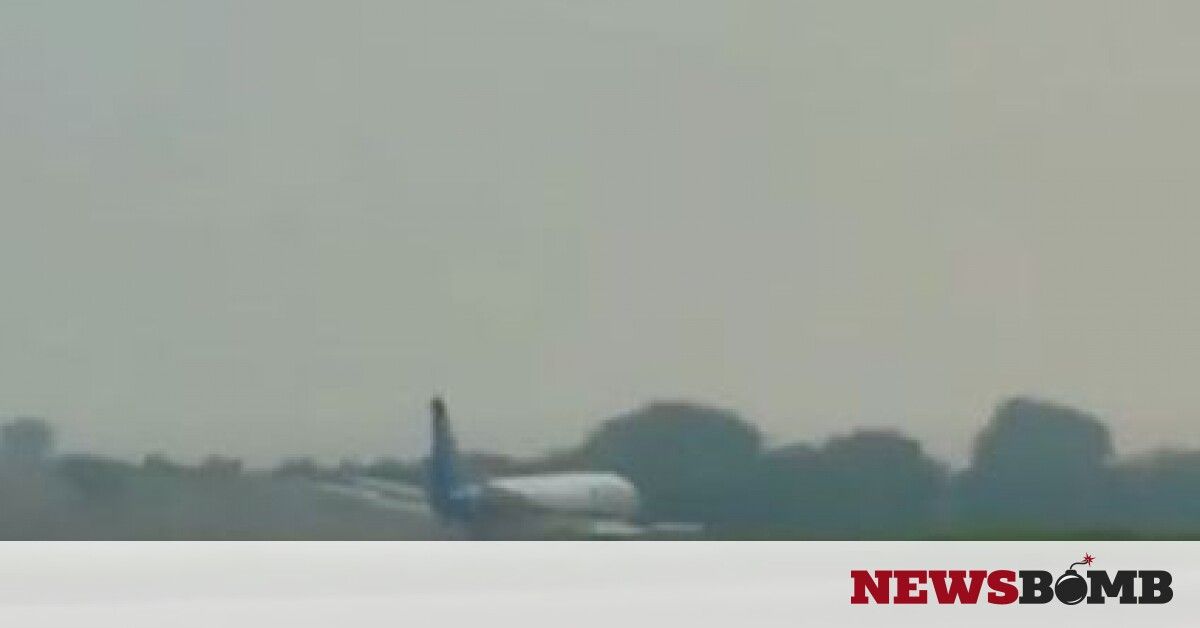 Τρομακτικό: Boeing 737 κάνει ανώμαλη προσγείωση και καταλήγει εκτός ...