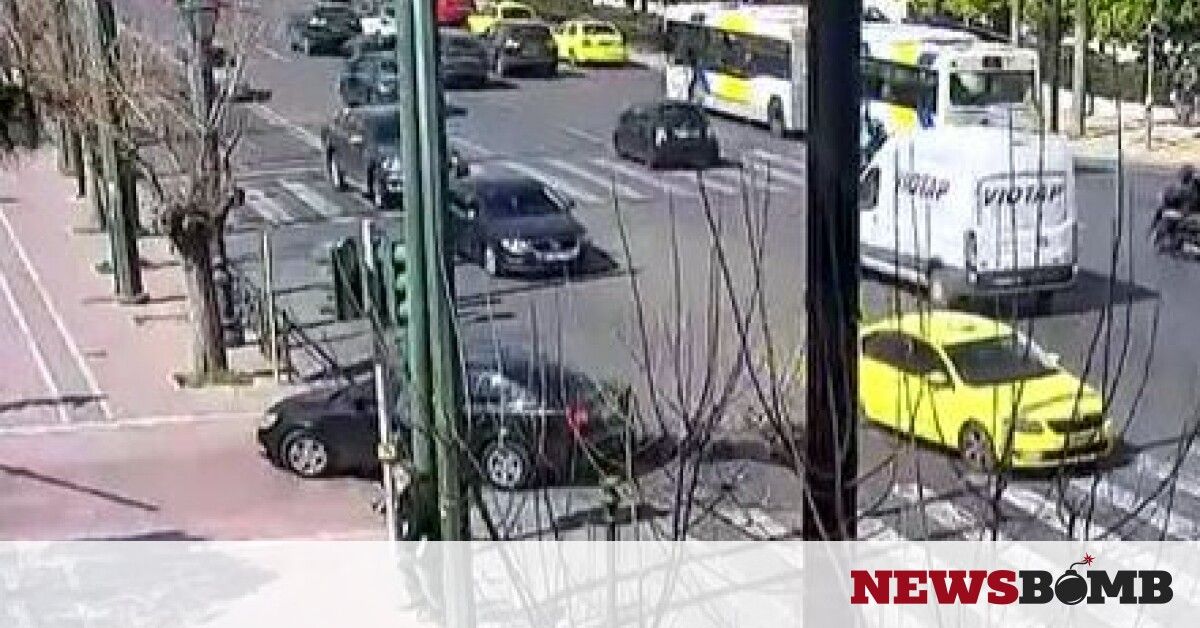 Τροχαίο στη Βουλή: Νέο βίντεο ντοκουμέντο - Σοκαριστικές εικόνες - Newsbomb