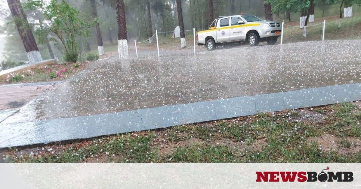 «Άνοιξαν οι ουρανοί» στις Σέρρες: Έντονη χαλαζόπτωση στην περιοχή ...