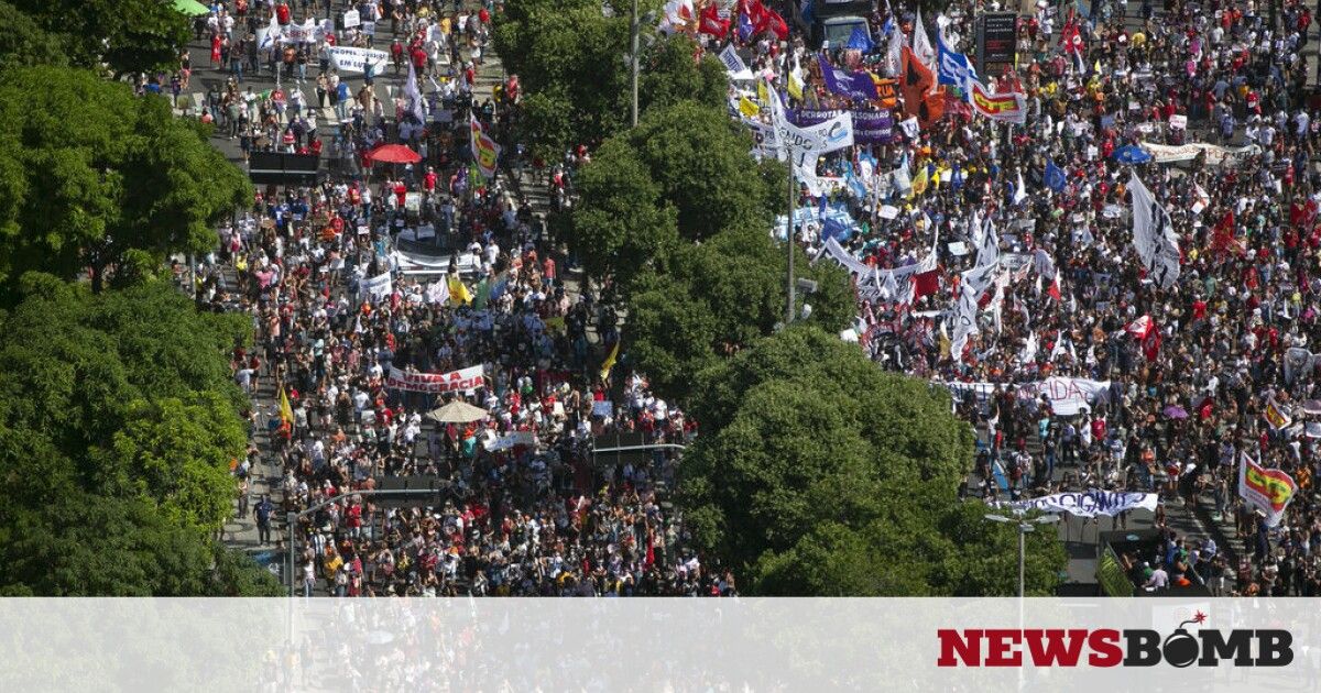 Βραζιλία: Νέες διαδηλώσεις κατά του Μπολσονάρο - Newsbomb