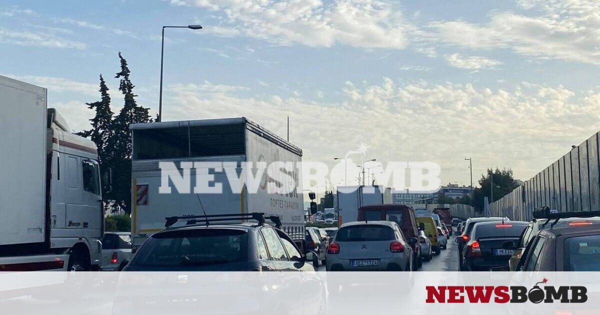 Κίνηση ΤΩΡΑ: Τεράστιο μποτιλιάρισμα στον Κηφισό – Δείτε χάρτη - Newsbomb