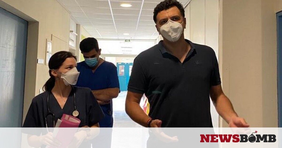 Βασίλης Κικίλιας: Ο υπουργός Υγείας επισκέφθηκε τη Μαριέττα Γιαννάκου ...