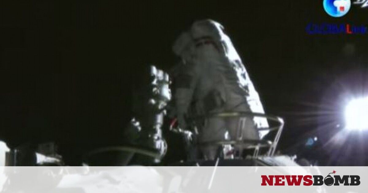 Κινέζοι αστροναύτες έκαναν διαστημικό περίπατο έξω από τον διαστημικό ...