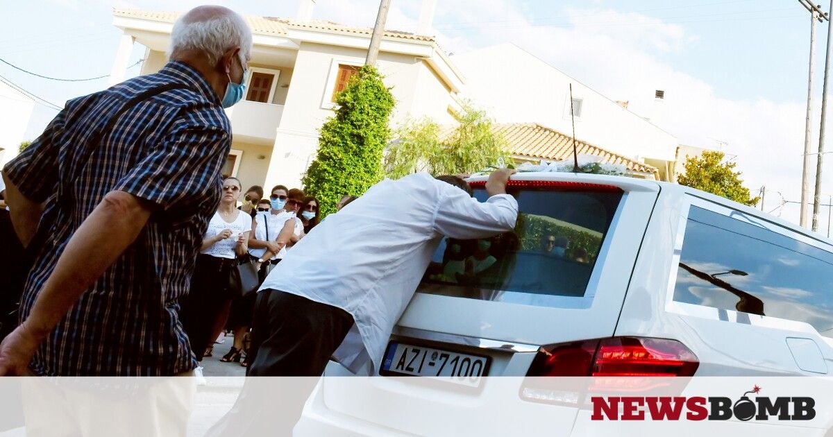 Φολέγανδρος: Σπαρακτικές εικόνες από την κηδεία της Γαρυφαλλιάς ...