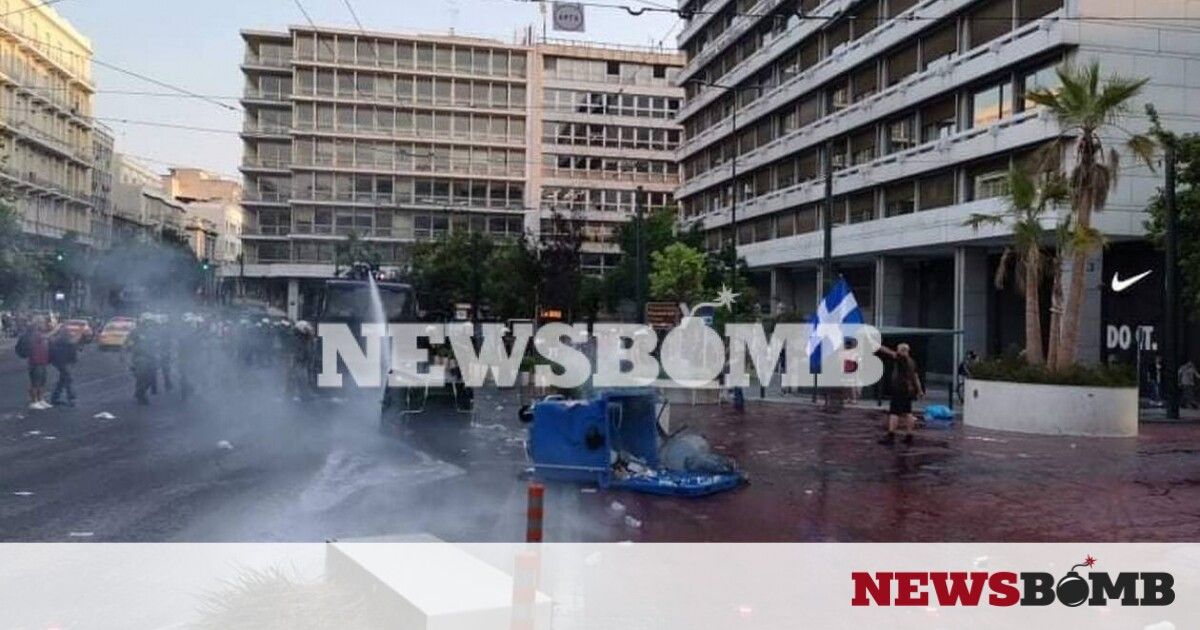 Ρεπορτάζ Newsbomb.gr: Έτσι άρχισαν τα επεισόδια στο Σύνταγμα – Ένας ...