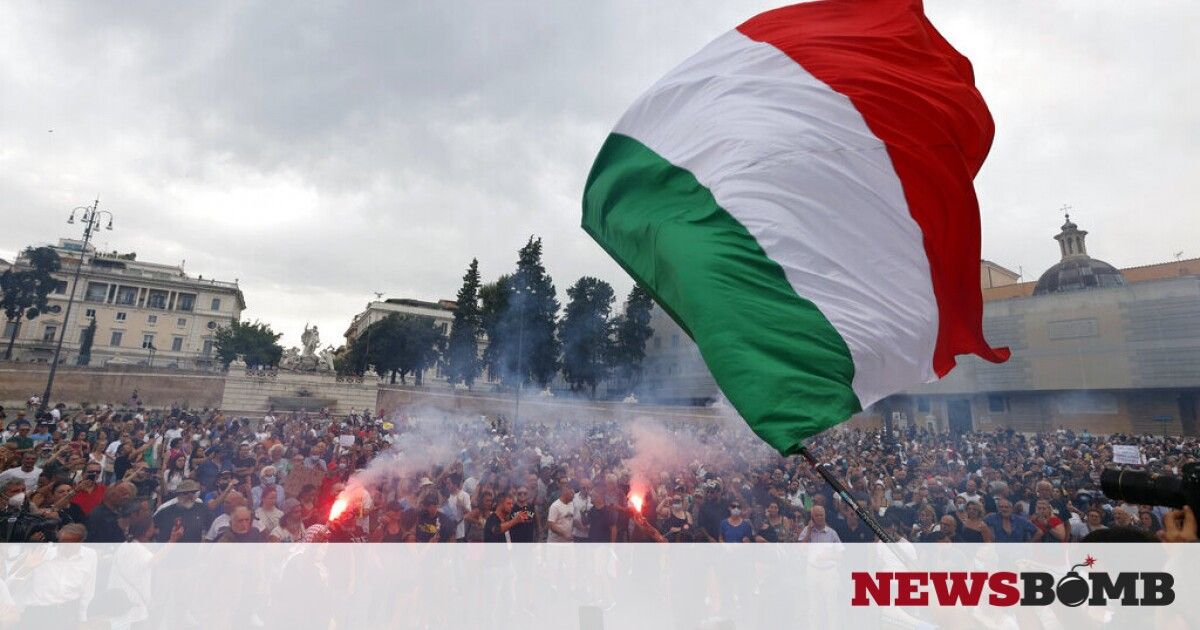 Ιταλία: Ένταση στη Ρώμη μετά την ολοκλήρωση της κινητοποίησης των ...