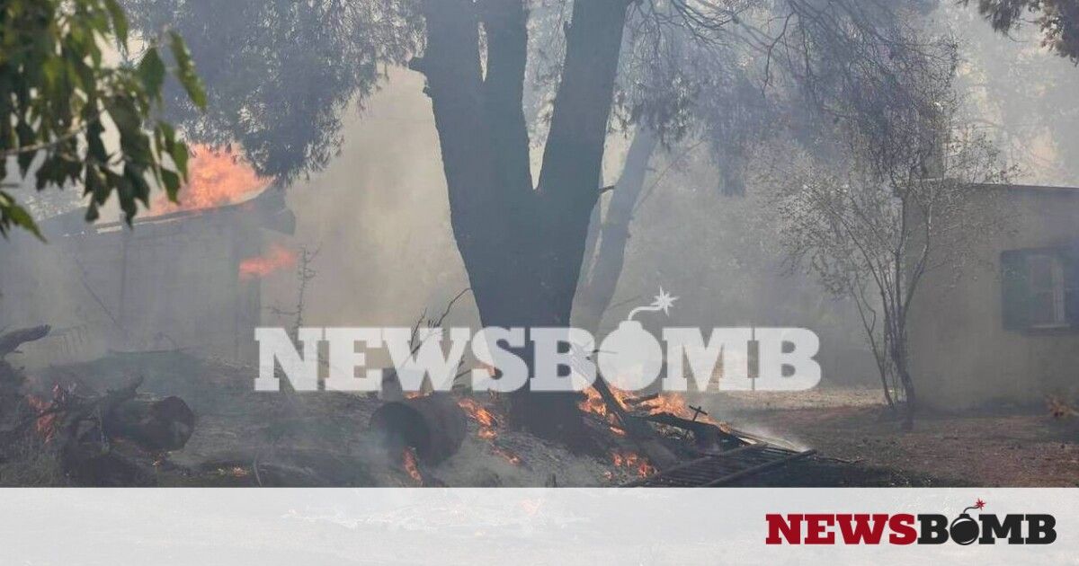 Φωτιά ΤΩΡΑ - Αντιδήμαρχος Διονύσου στο Newsbomb.gr: Είκοσι σπίτια έχουν ...