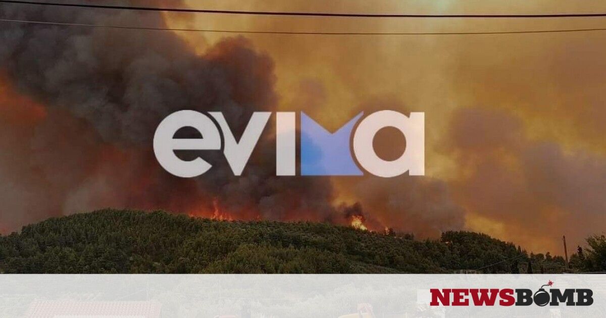 Φωτιά στην Εύβοια: Τεράστια καταστροφή - Η πυρκαγιά καίει ανεξέλεγκτα ...
