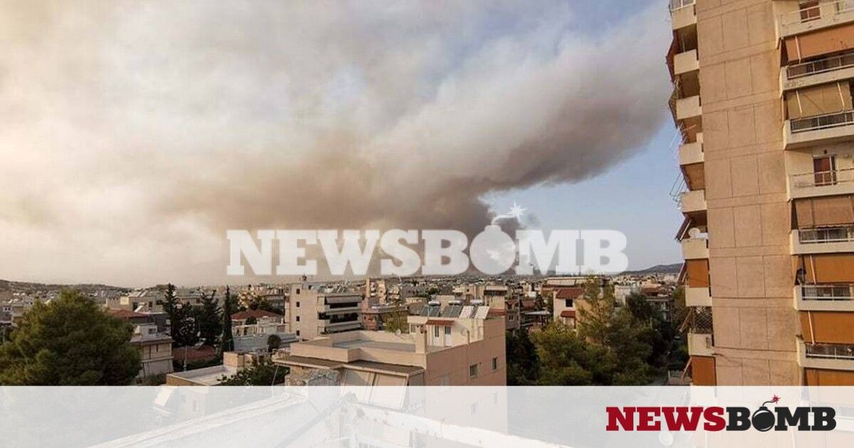 Φωτιά Βαρυμπόμπη: Εκρηκτικό «κοκτέιλ» στον ουρανό της Αθήνας - Στάχτη ...