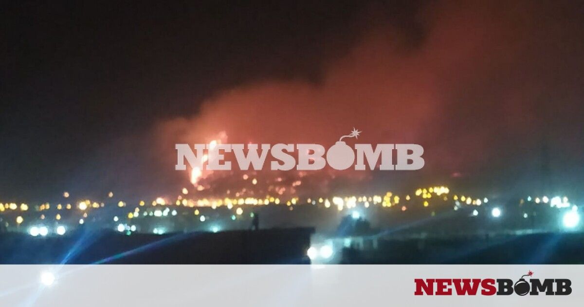 Φωτιά στον Ασπρόπυργο: Η πυρκαγιά έχει πάρει διαστάσεις - «Έσπασε» σε ...
