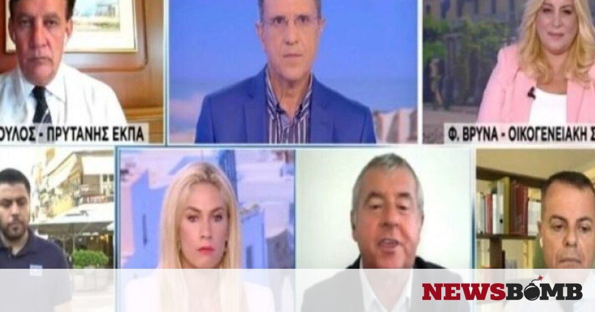 Ένταση στον αέρα του ΣΚΑΪ: «Είστε δικηγόρος, δεν είστε γιατρός!» (vid ...