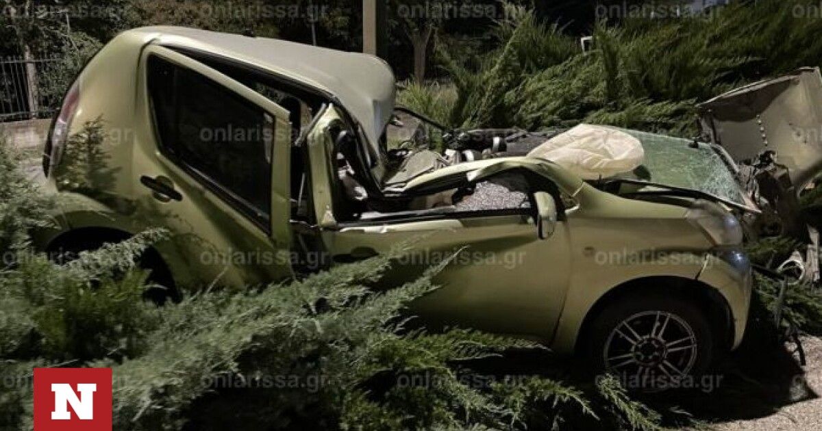 Τραγικό δυστύχημα έξω από τη Λάρισα - Νεκρός ένας άντρας - Newsbomb