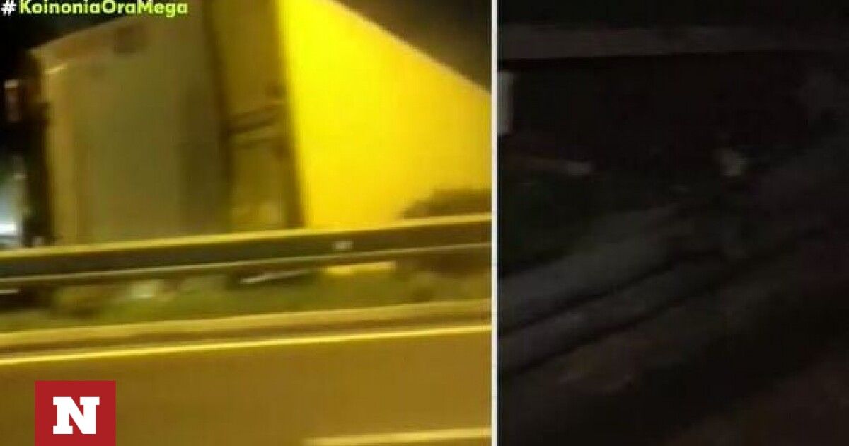 Τροχαίο με ανατροπή νταλίκας στον Κηφισό στο ύψος της Αχαρνών ...