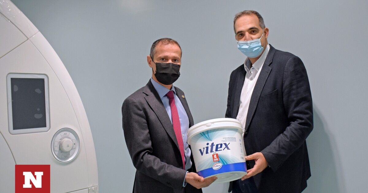 Χορηγία του αντιικού χρώματος Vitex with VAIRO στο νοσοκομείο Ωνάσειο ...