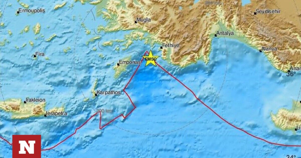 Σεισμός κοντά στη Ρόδο - Αισθητός στο νησί (pics) - Newsbomb