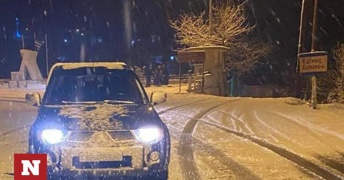 Κακοκαιρία Ελπίδα: Ξεκίνησε η επέλασή της - Πυκνή χιονόπτωση στην Ξάνθη ...