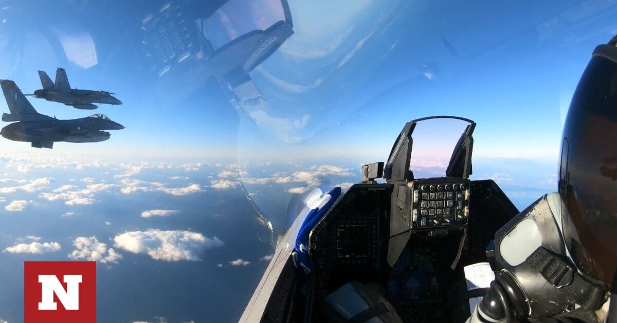 Πολεμική Αεροπορία: Φτερό με φτερό ελληνικά F-16 με αμερικανικά F-18 ...