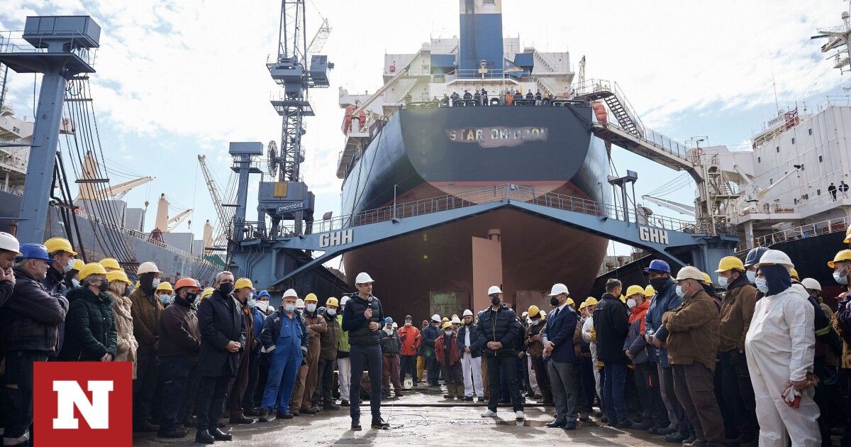 Μητσοτάκης από ναυπηγεία Σύρου: Η ζώνη αναγεννήθηκε - Newsbomb