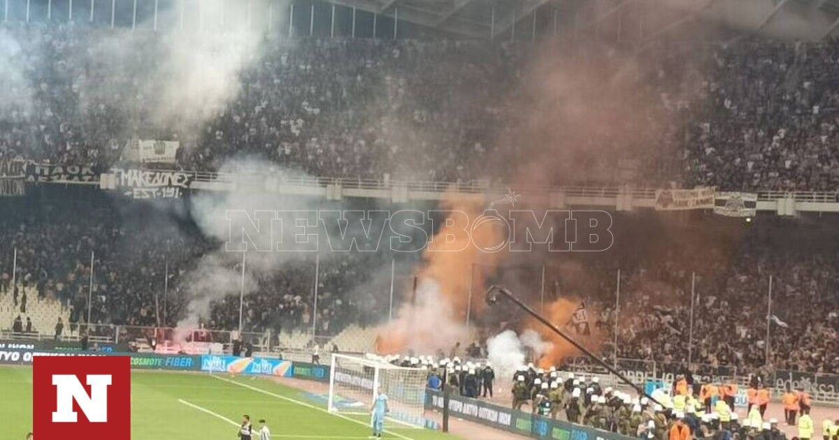Τελικός Κυπέλλου: Συνεχίζονται τα επεισόδια στο ΟΑΚΑ – «Μάχες» οπαδών ...