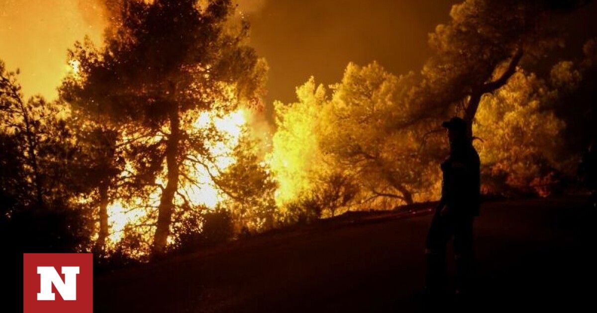 Φωτιά τώρα: Συνεχείς ρίψεις από τα εναέρια μέσα ως το τελευταίο φως της ...