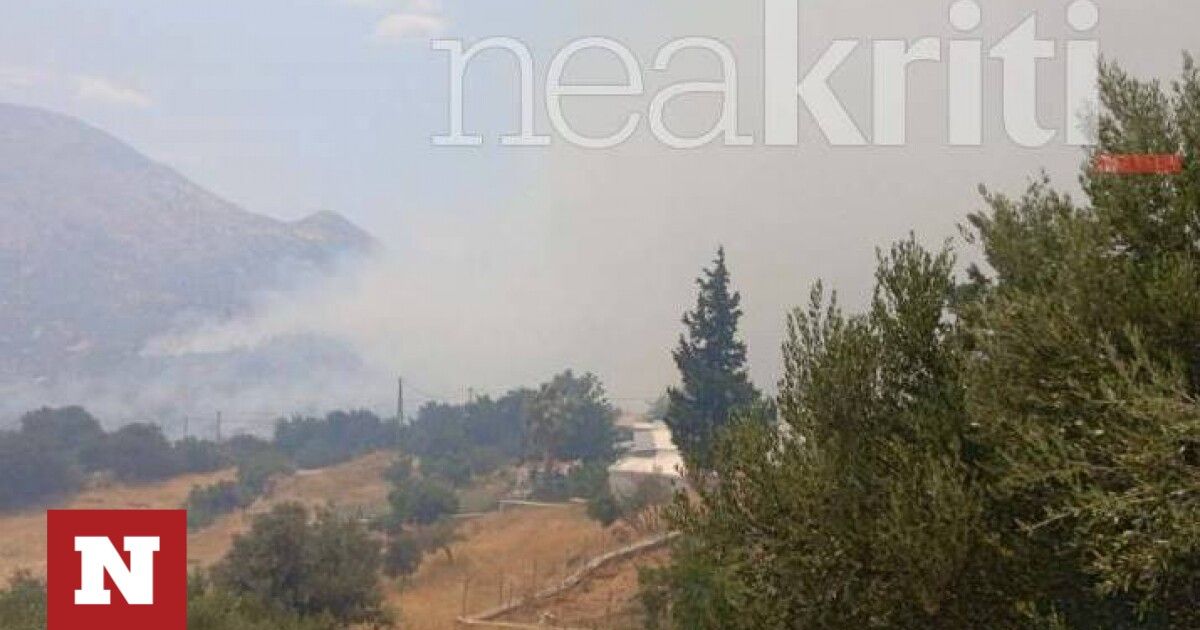 Νέα φωτιά στο Ρέθυμνο: Πύρινο μέτωπο στην περιοχή Κόρακας - Newsbomb