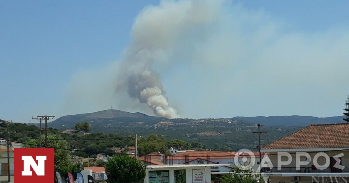 Φωτιά στη Μεσσηνία: Μήνυμα από το 112 στους κατοίκους για εκκένωση του ...