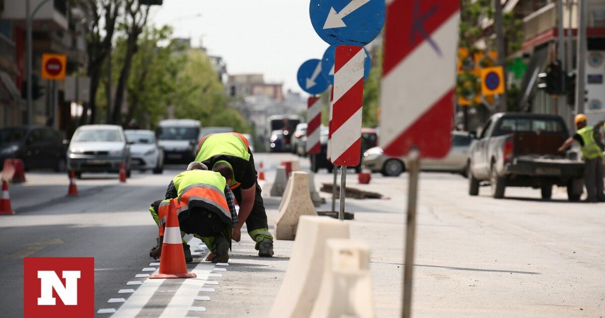 Κυκλοφοριακές ρυθμίσεις στην Αθήνα λόγω εργασιών για την κατασκευή της ...